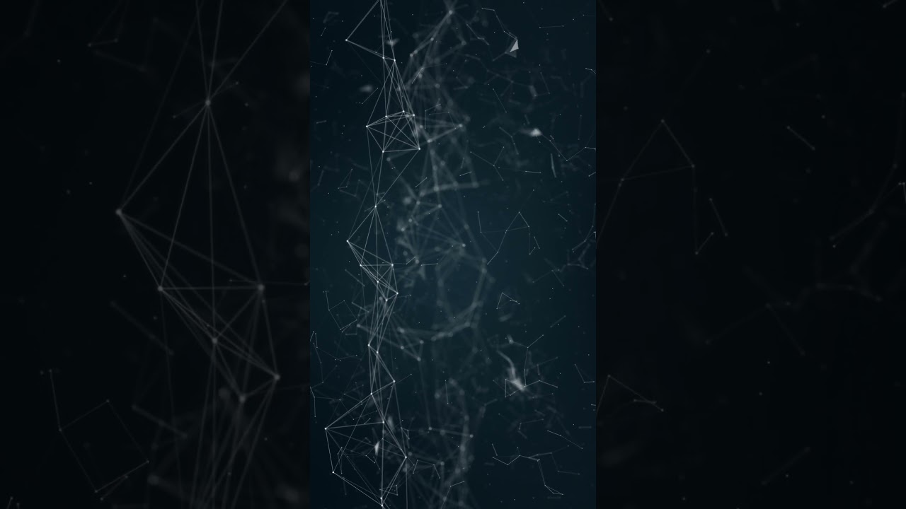 #abstract  #polygonal  Network technology background. dots lines. network #connection  space