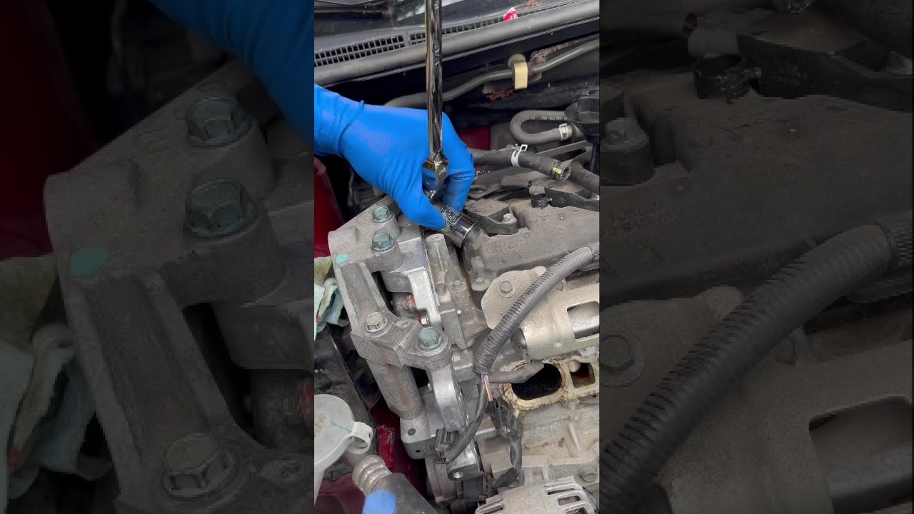 Sentra 1.8 L PCV valve replacement with Pittsburgh square drive socket cap Snap On 5/8x3/4 XFRR704