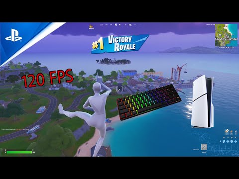 Fortnite Unreal Ranked Reload Keyboard and Mouse with PS5 (120FPS 4k)