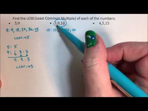 Least Common Multiple (LCM)