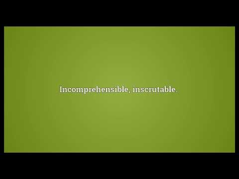 Impenetrable Meaning