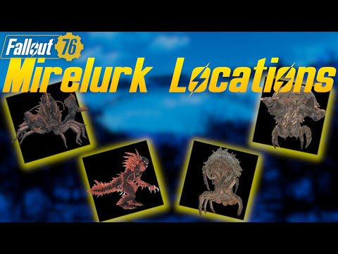 Fallout 76 - Mirelurk Locations