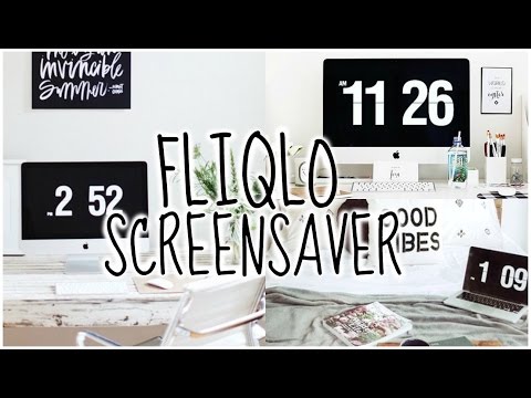 FLIQLO SCREENSAVER: How to Download the Flip Clock Screensaver