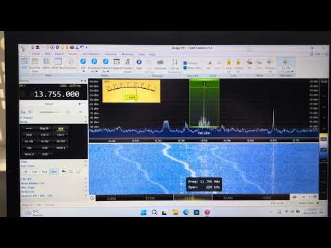 Radio New Zealand, 13755kHz, 11:00UTC, 6th February 2024