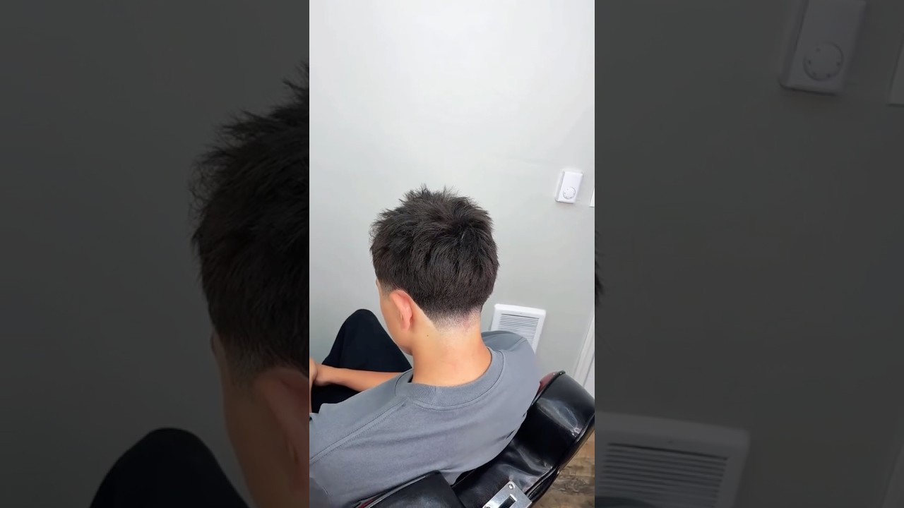 Low taper + 12 guard 🔥#LowTaper #12GuardHaircut #BackToSchoolHaircut #NewbergBarber #BarberContent