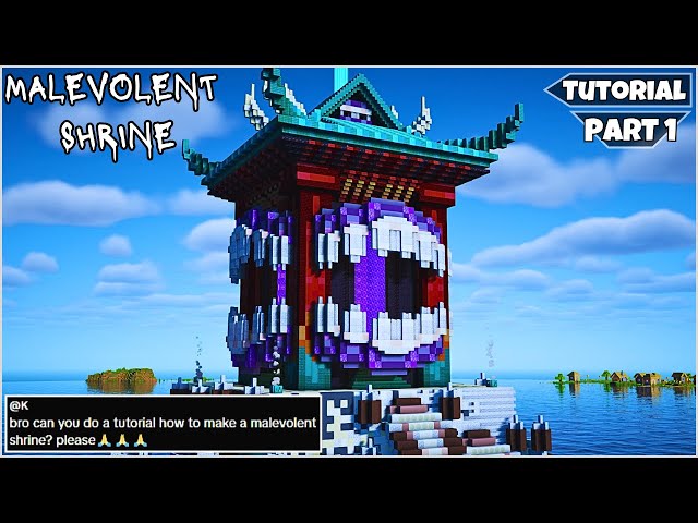 Epic Malevolent Shrine | Nether Hub & 6 Beacons (+Tutorial) Minecraft Map