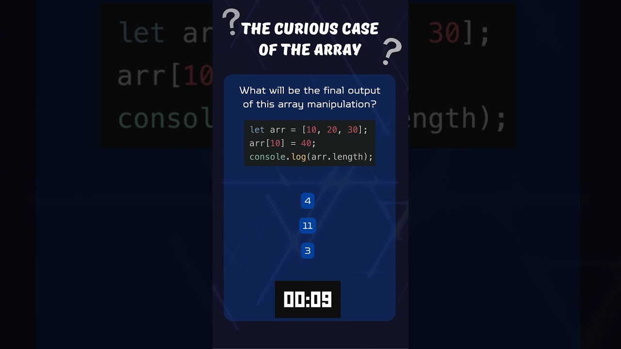 ⚡️ Array Challenge: Can You Crack the Code? | Programming Puzzle
