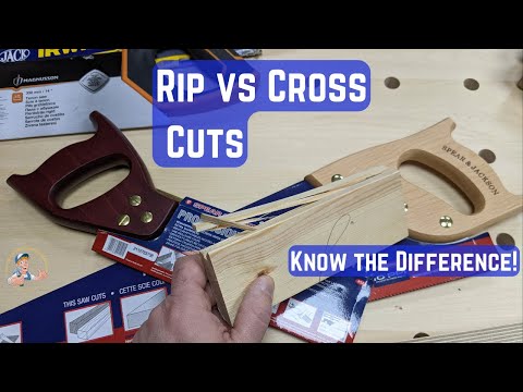 Rip Cuts vs. Cross Cuts: Essential Woodworking Basics Explained