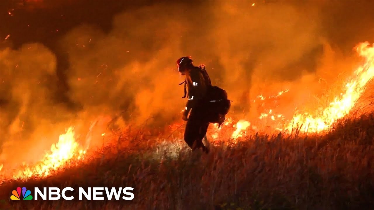 'We can lose everything': Springs Fire creeps towards homes in Southern California