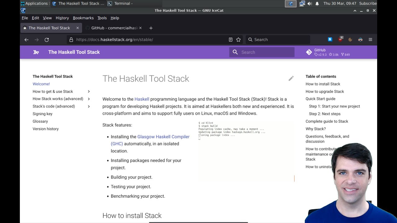 Let's read the Stack (Haskell) source code