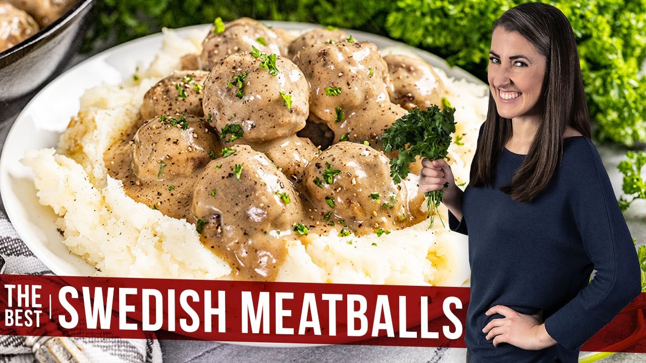 The Best Swedish Meatballs and Gravy