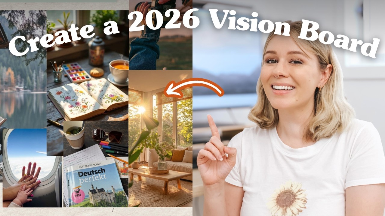 How to Create a 2026 Vision Board! ✨