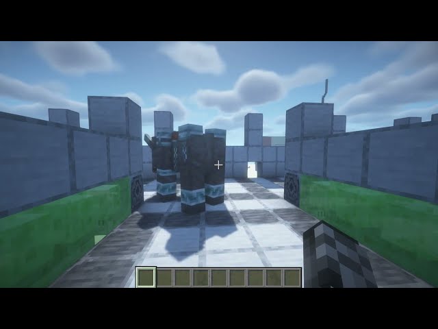 Self-Randomizing Redstone Maze Minecraft Map