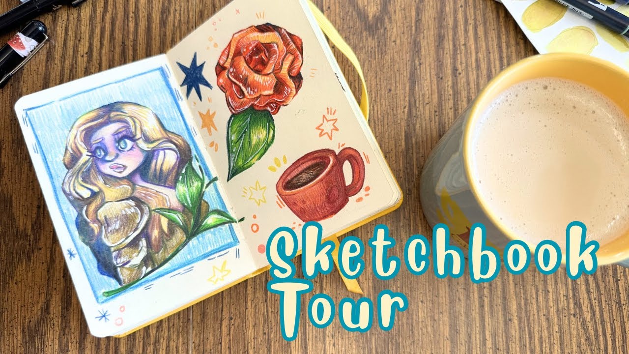 Sketchbook Tour | My first sketchbook tour of 2026 | All the Lessons I’ve Learned