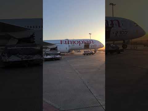 Addis Ababa Airport(Ethiopia) #airportview #aviation #nicesunrise#ethiopian#ytshorts #ethiopia β₯οΈπ