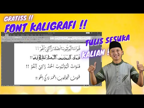 Free! Download Font Arab & Font Kaligrafi Arab untuk Semua Kebutuhan | Microsoft Office | Windows 10