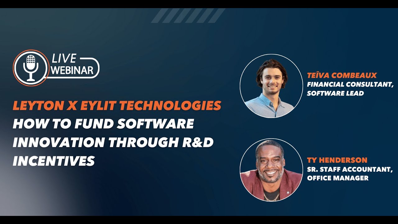 Innovation Incentives for the Software Industry: Featuring Eyelit Technologies x Leyton