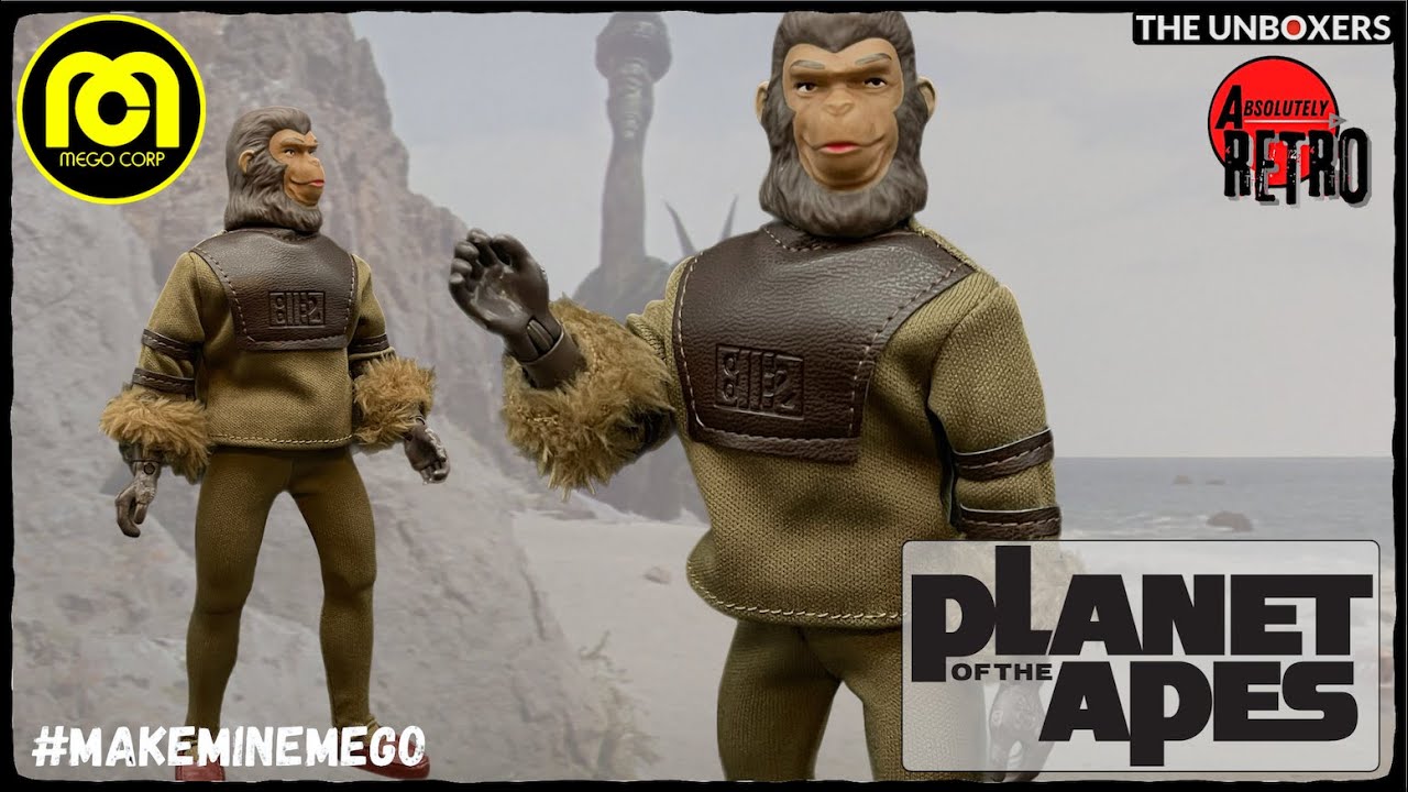 Planet of the Apes Cornelius Retro Style Action Figure by Mego