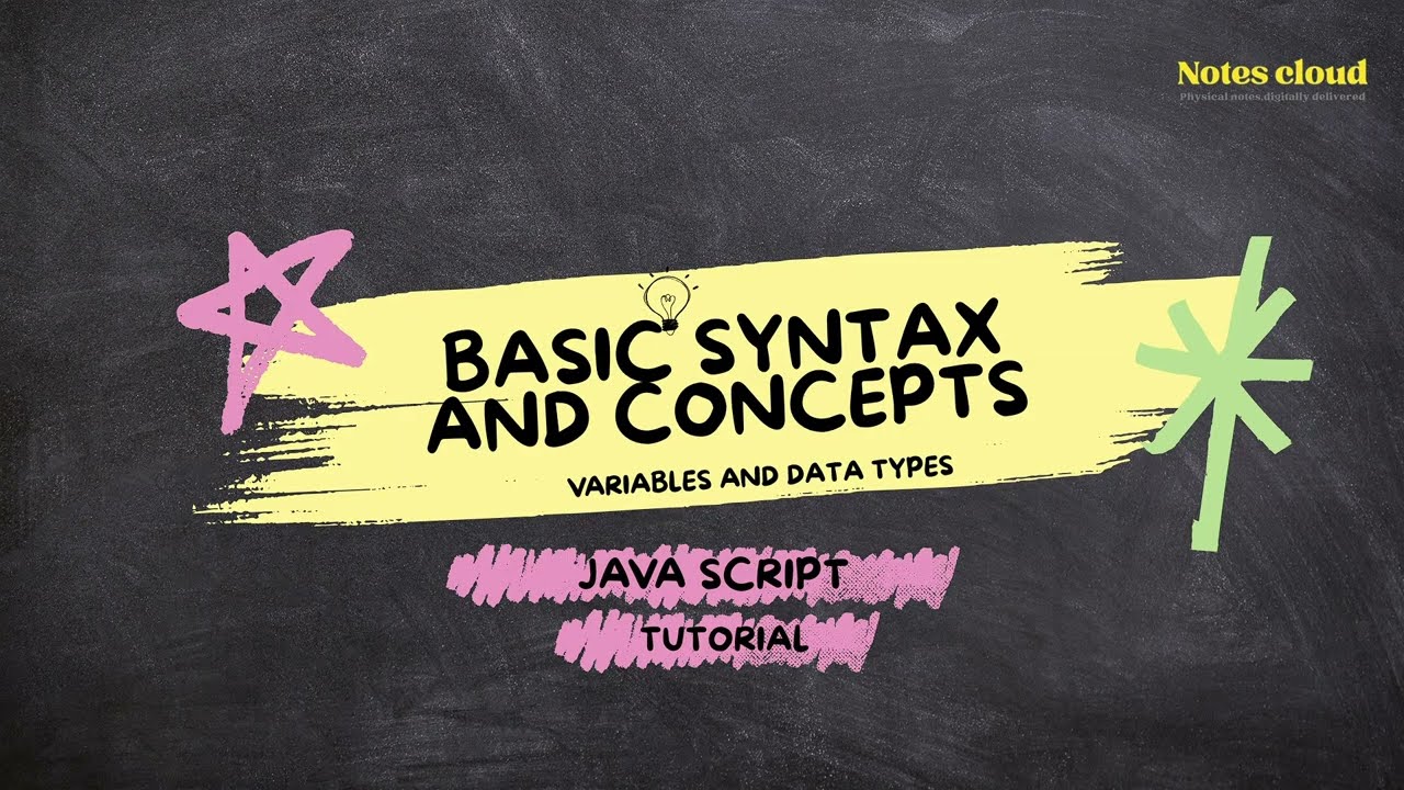 Variables and Data Types in Javascript | Javascript tutorial