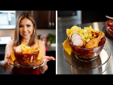 How to Make the BEST RED CHICKEN POZOLE | Pozole Rojo De Pollo