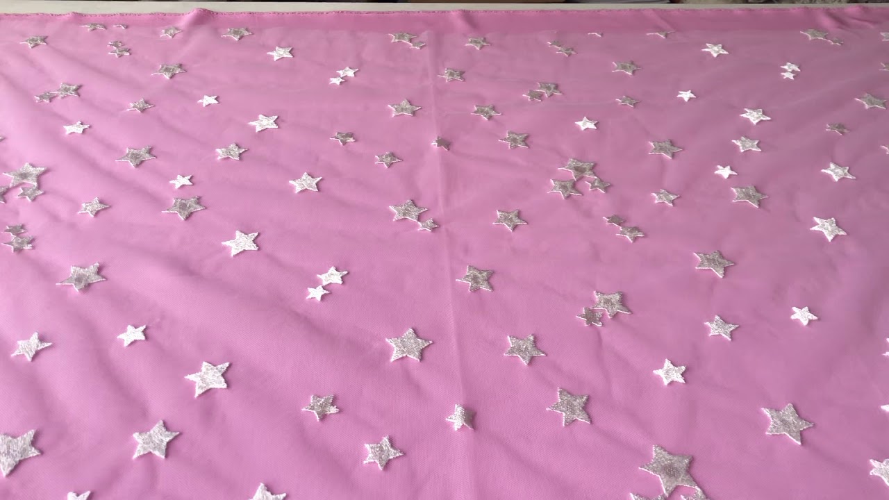 Ivory Embroidered Star Lace – Vedette