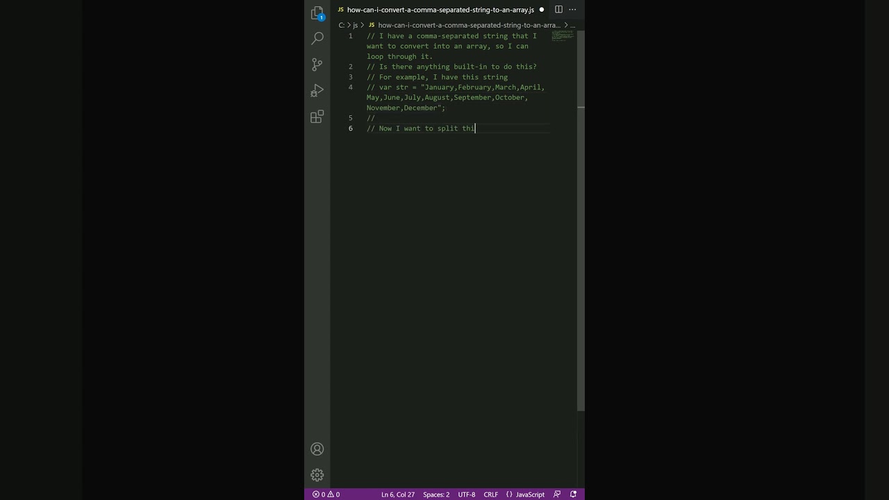 javascript - How can I convert a comma-separated string to an array?