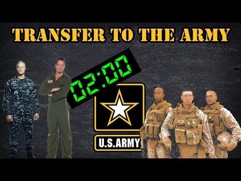 Switching from another branch to the Army