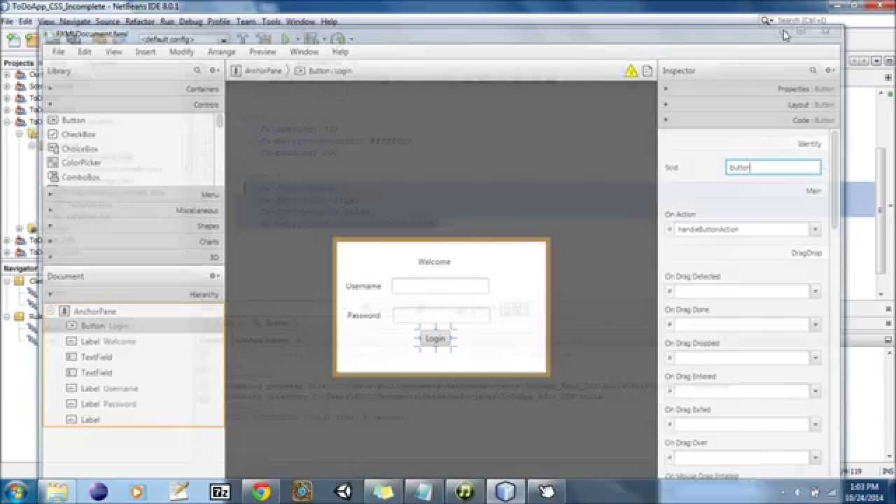 JavaFX tutorial #5: CSS with JavaFX