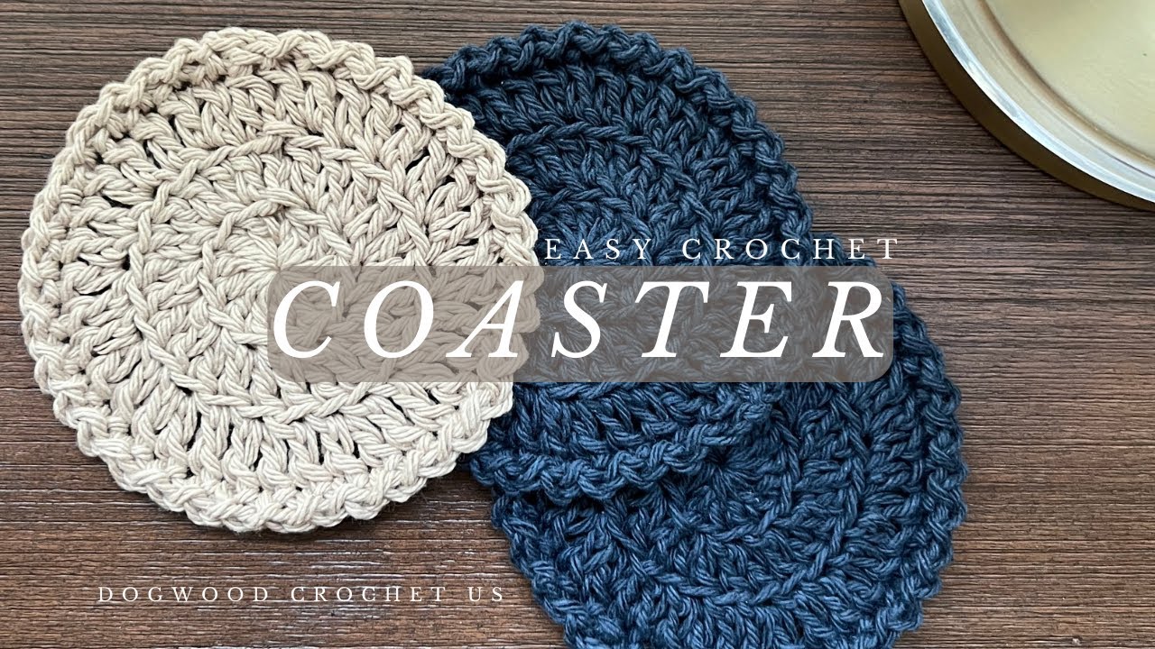 How to Crochet an Easy Zig Zag Coaster