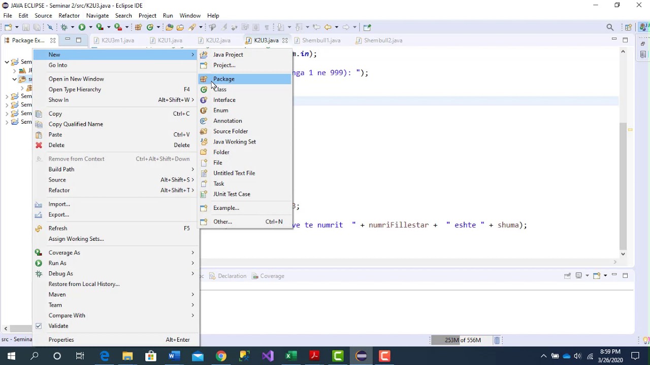 Video Tutorial 1 - Hyrje ne JAVA