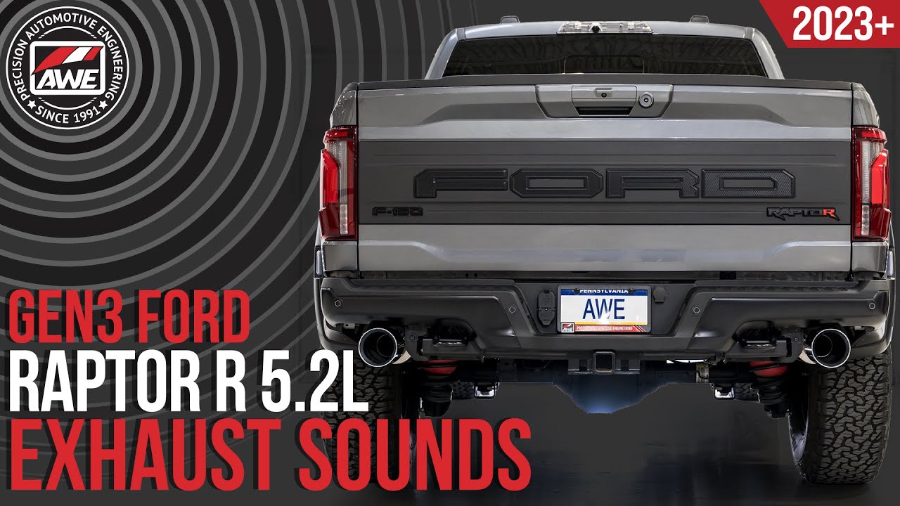 AWE Launches Cat-Back Exhaust for the Ford F-150 Raptor R - autoevolution