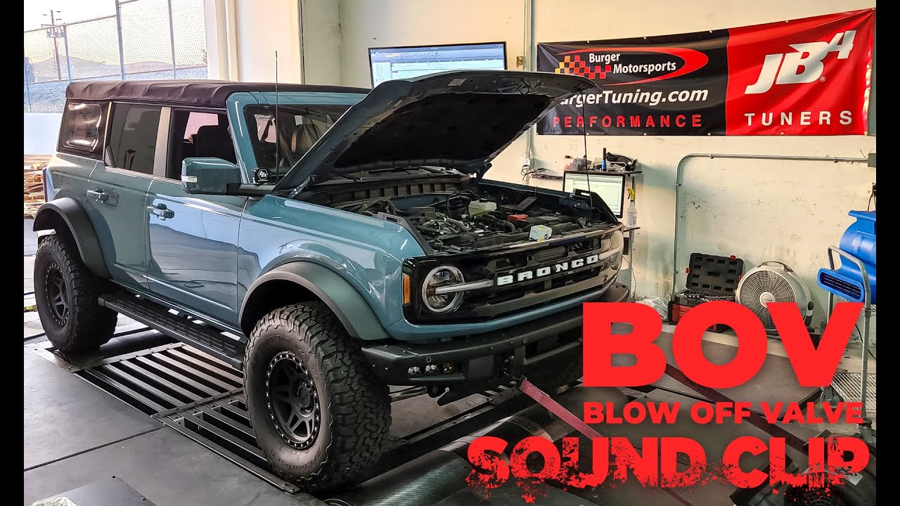 2022 Ford Bronco With JB4 Tune, Blow-Off Valve Sounds Rad - autoevolution