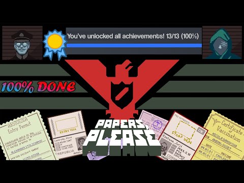 Steam Community :: Video :: So... I finished everything in Papers, Please