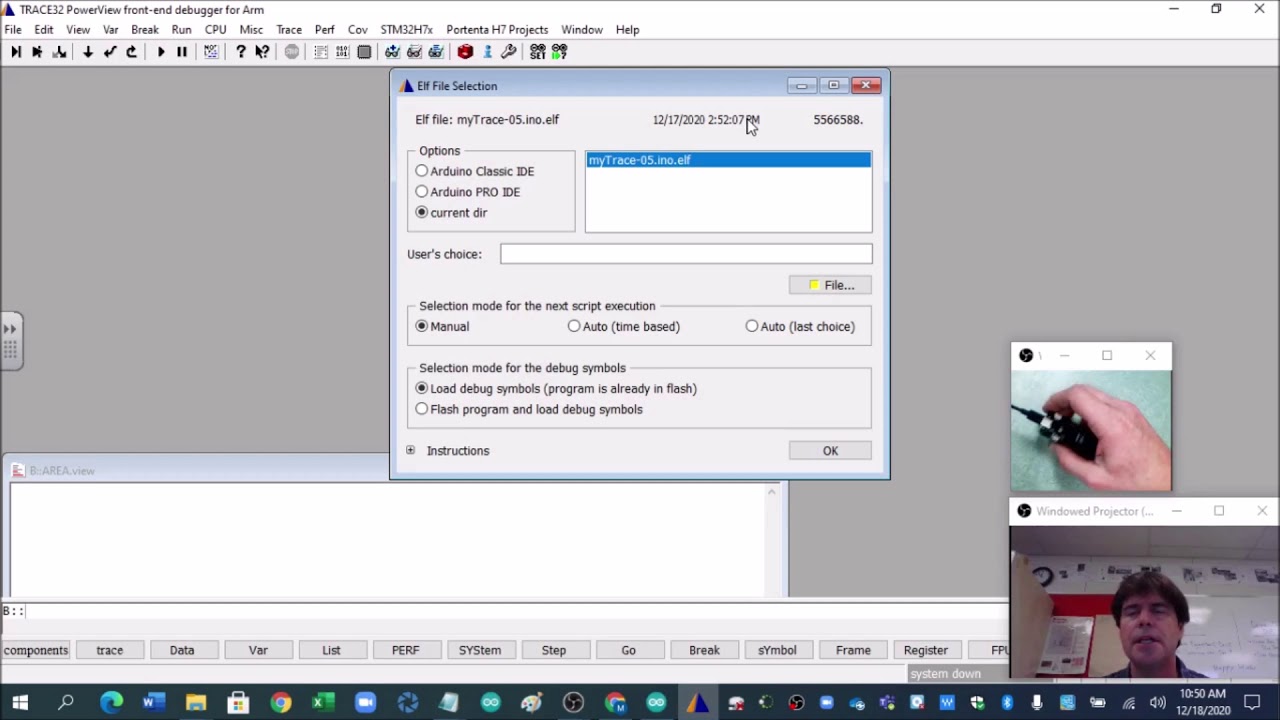 Lauterbach Trace32 Arduino Portenta H7 Part 2 of 3