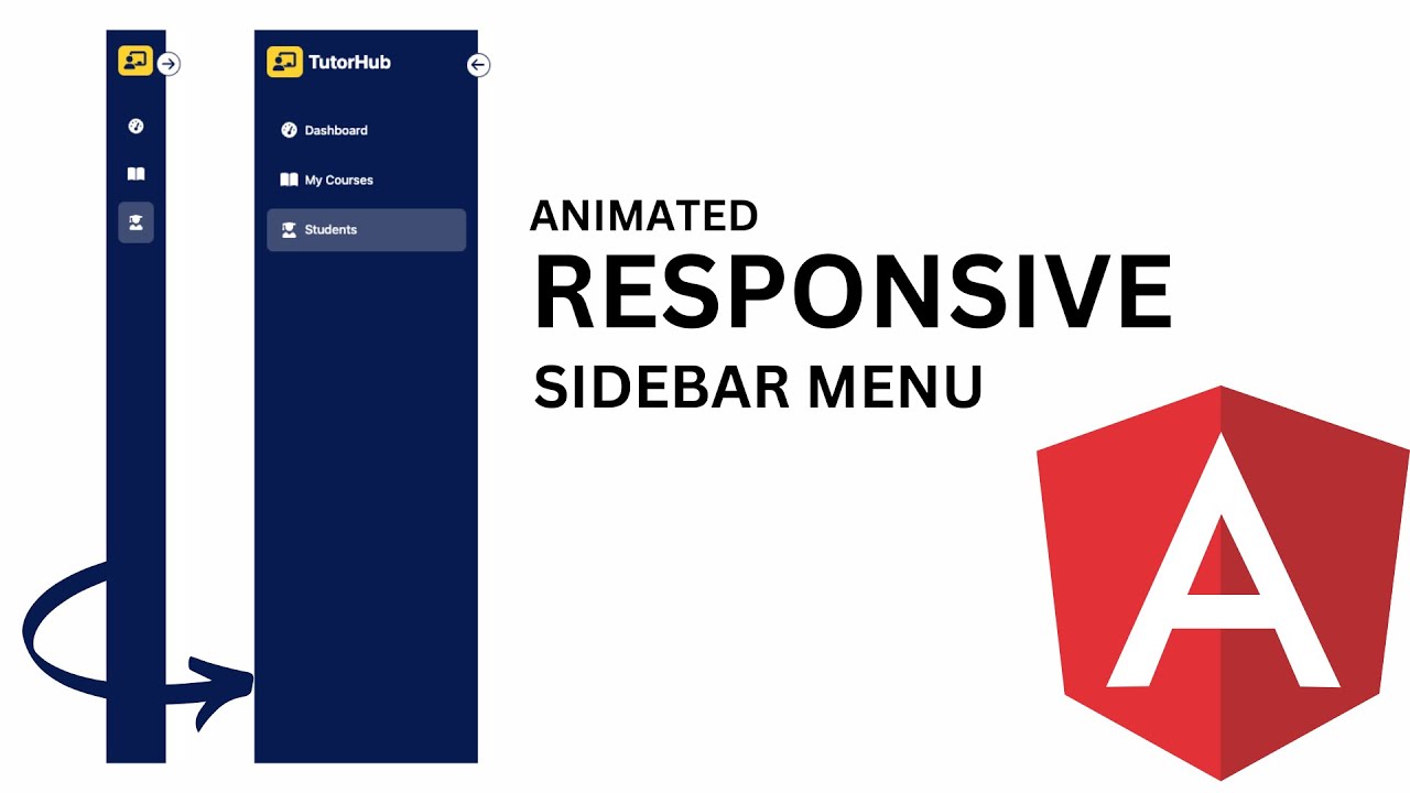Build a Responsive Side Navbar  using Angular 20 and Tailwind CSS