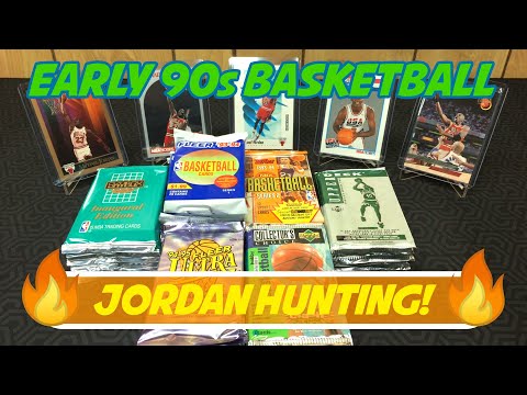 Michael Jordan Hunting - Old School 90s Basketball Cards Opening 🔥 Shaq, Pippen, Kidd, Hill