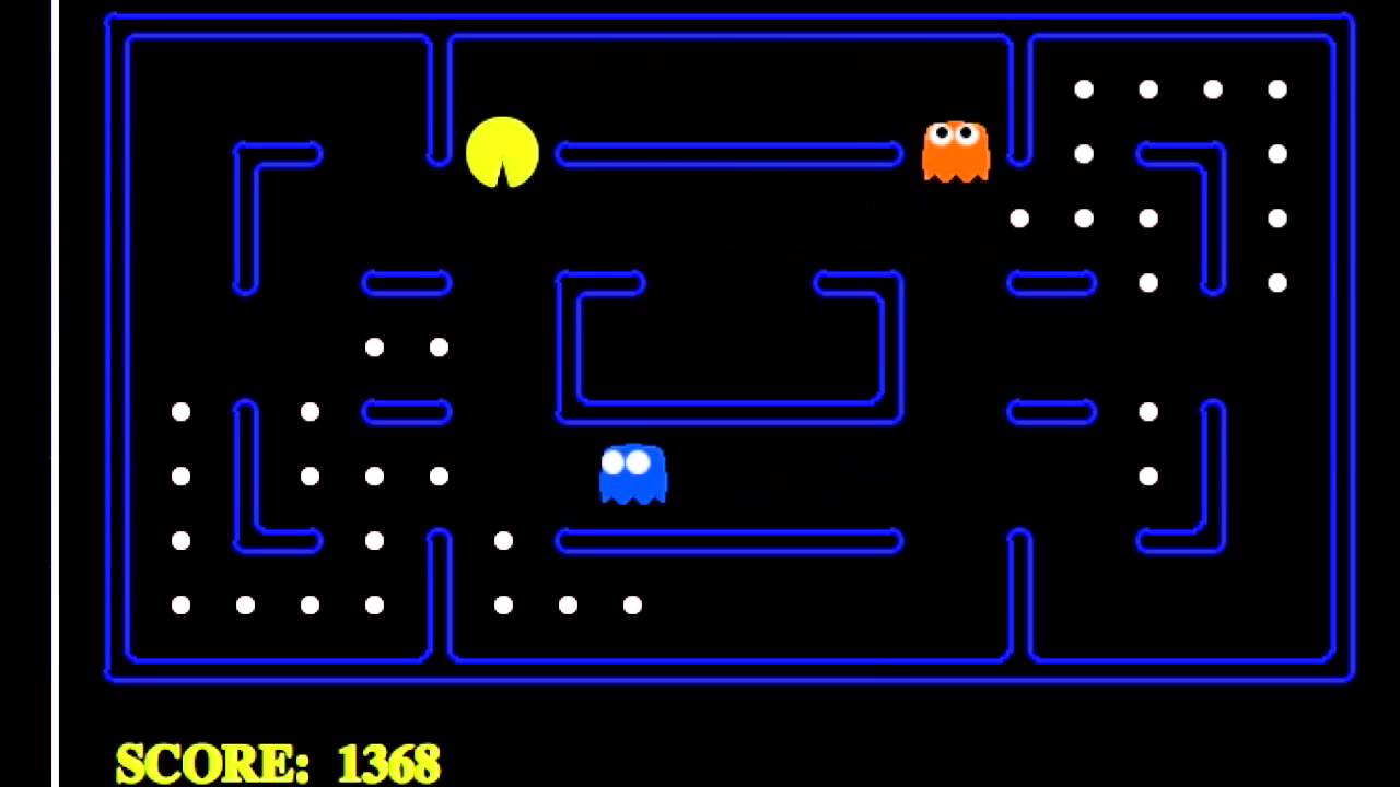 pacman vs 2ghosts