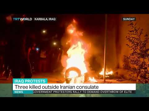 Three killed outside Iranian consulate in Iraq
