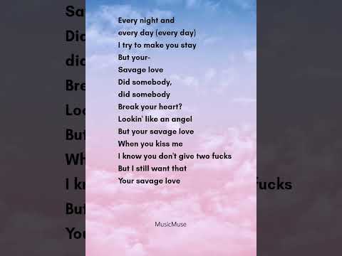 SAVAGE LOVE- BTS, Jason Derulo, and Jawsh 685 lyrics #kpop #bts #music #lyrics #jungkook