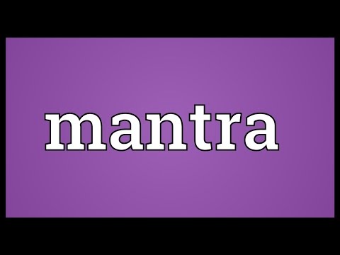 Mantra Meaning