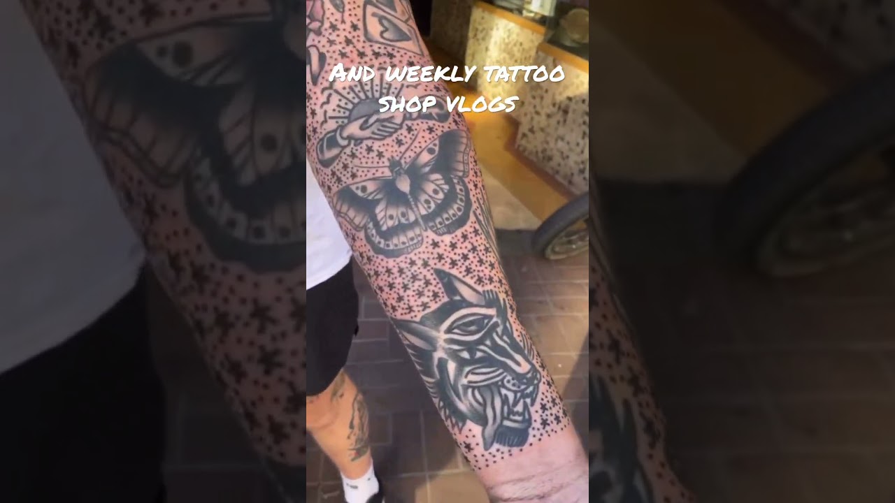 Traditional #tattoo ideas. #sleevetattoo finished with filler.