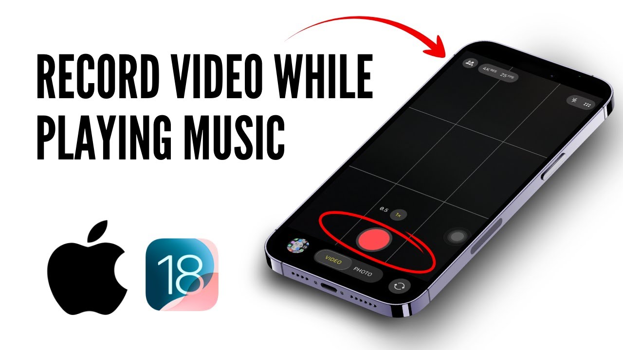 How To Record Video While Playing Music On iPhone iOS 18 | Full Guide 2026