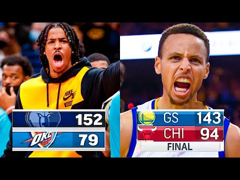 NBA "BIGGEST Point Differential in NBA HISTORY! 😱" MOMENTS