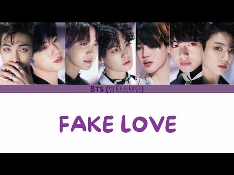 BTS - Fake Love (Colour Coded Lyrics)