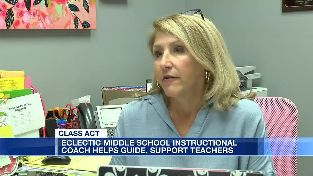 Eclectic Middle School instructional coach helps guide, support teachers