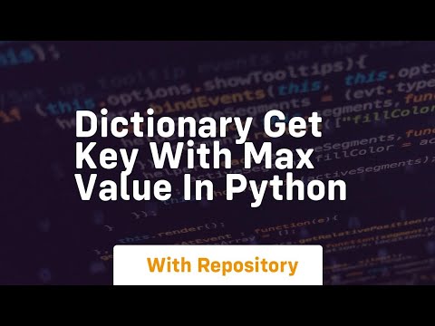 Dictionary get key with max value in python