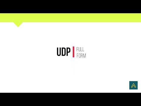 Full Form Of UDP