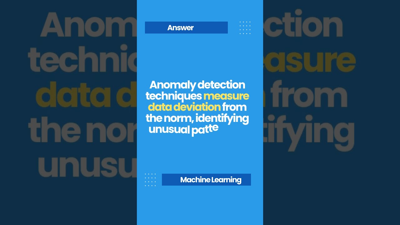 How do anomaly detection algorithms identify outliers in data?  #machinelearning #datascience