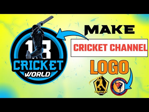 cricket logo kaise banaye | cricket logo design pixellab 2023 in hindi