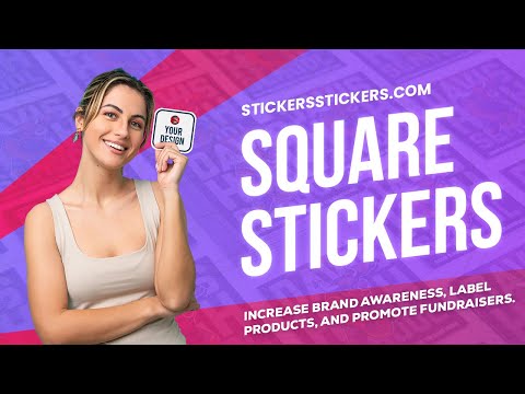 Custom Square Stickers and Decals